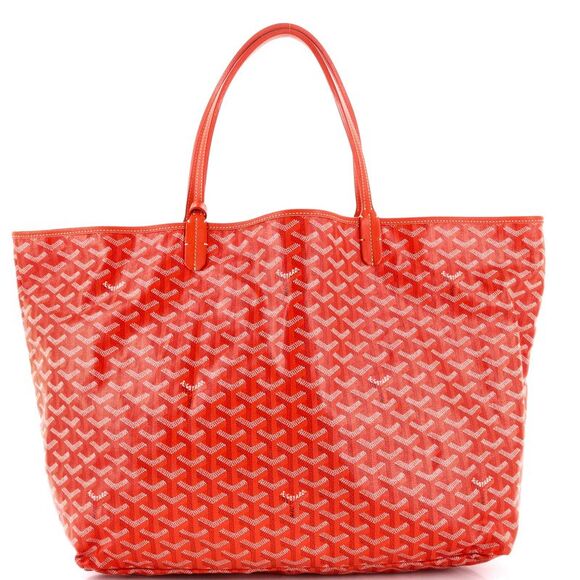 Goyard | Bags | Goyard Saint Louis Tote Coated Canvas Gm Orange | Poshmark